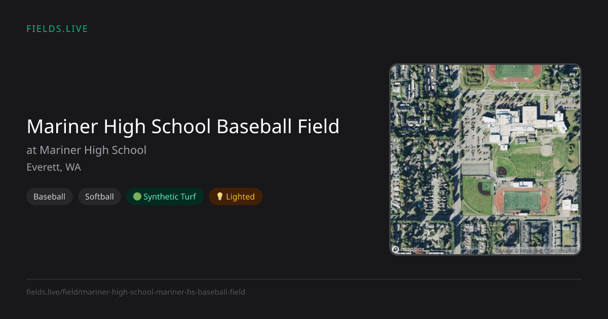 Mariner High School Baseball Field | Fields.live